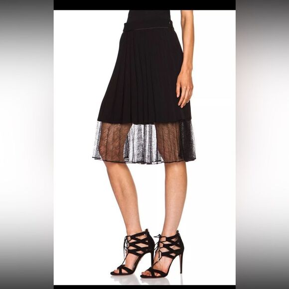 rag & bone | Skirts | Euc Rag Bone Black Mesh Lace Bottom Skirt Lyndale ...